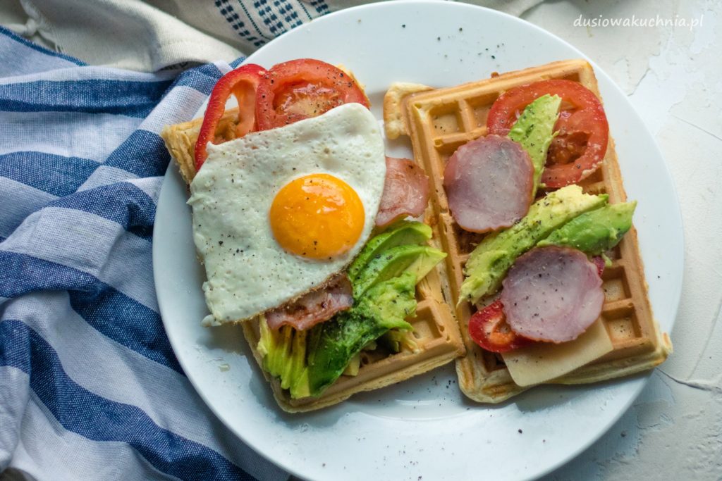 Wytrawne gofry na śniadanie - DusiowaKuchnia.pl